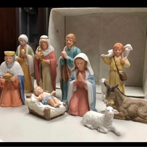 Homco | Holiday | Homco 556 Nativity Set 0 Porcelain Figurines | Poshmark